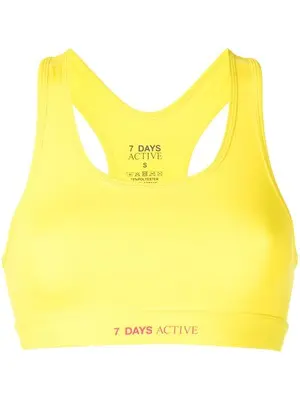 7 DAYS ACTIVE Logo-print Sports Bra