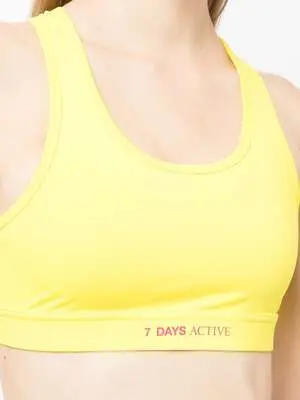 7 DAYS ACTIVE Logo-print Sports Bra