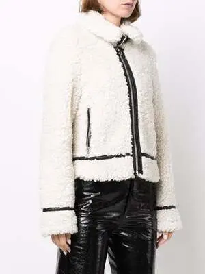 STAND STUDIO Audrey Faux Shearling Jacket