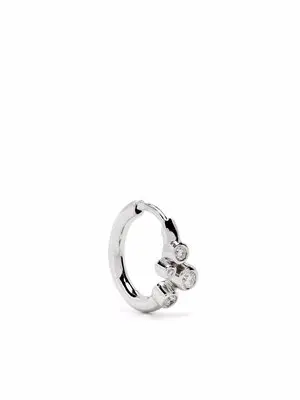 Maria Black White Gold Earrings