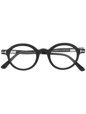 TOM FORD Round Frame Glasses - Black