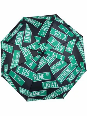 Supreme Street Signs Umbrella - Black