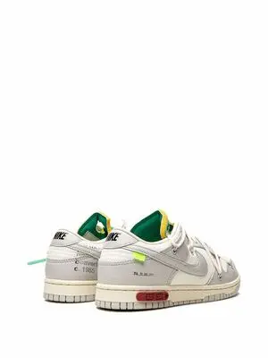 Nike X Off White Dunk Low Sneakers - Grey