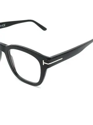 TOM FORD Blue Block Soft Square Glasses - Black