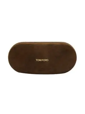 TOM FORD Blue Block Soft Square Glasses - Black