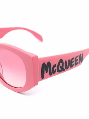 Alexander McQueen Graffiti Logo Sunglasses