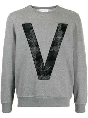 PORTS V Logo-appliqué Sweater