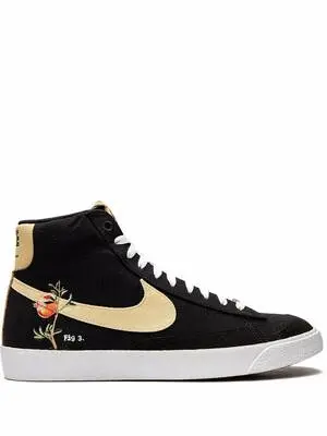Nike Blazer Mid 77 Pomegranate Sneakers - Black
