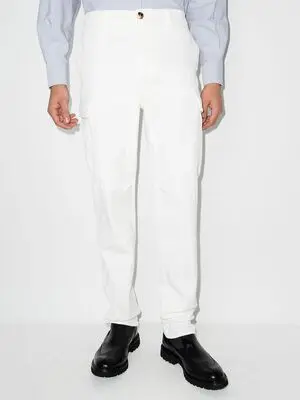 Brunello Cucinelli Striped Detail Cargo Trousers