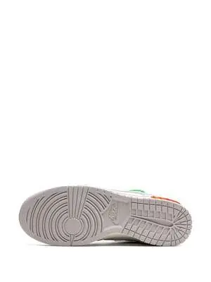 Nike X Off White Dunk Low Lot 26 Sneakers - Grey