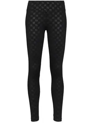 MISBHV All-over Logo Print Stretch Leggings - Black