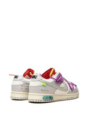 Nike X Off White Dunk Low Lot 45 Sneakers - Grey