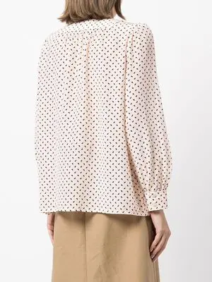 A.p.c. Maylis Printed Silk Blue