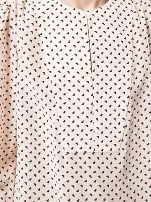 A.p.c. Maylis Printed Silk Blue