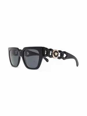Versace Medusa Motif Chain-link Sunglasses