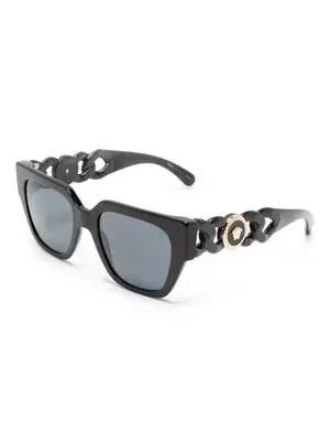 Versace Medusa Motif Chain-link Sunglasses