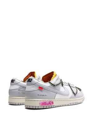 Nike X Off White Dunk Low Lot 22 Sneakers - Grey