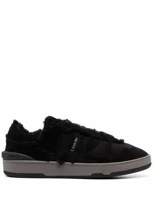 Lanvin Gold Tone Sneakers For Men