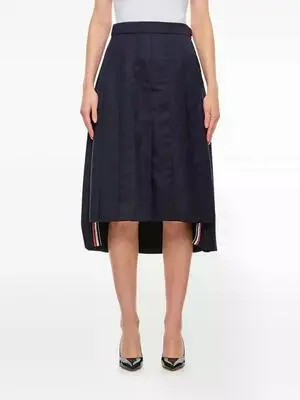Thom Browne Super 120s Twill Pleated Skirt