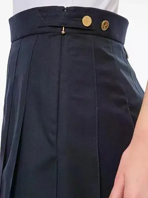 Thom Browne Super 120s Twill Pleated Skirt