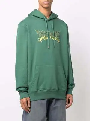 DAILY PAPER Logo-print Cotton Hoodie