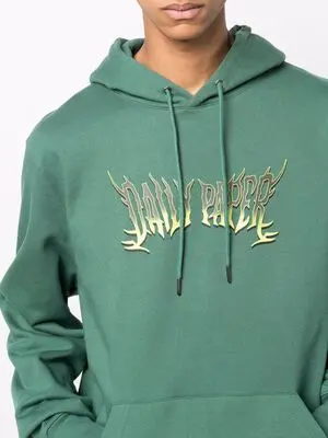 DAILY PAPER Logo-print Cotton Hoodie