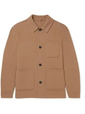 Mr P. Double-faced Splitable Wool-blend Chore Jacket