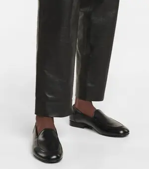 THE ROW Leather Loafers
