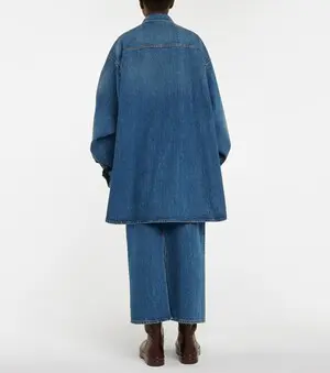 専用◆未使用◆ The Row ザロウ Frannie Shirt デニムシャツ Frannie denim shirt in blue - The Row | Mytheresa