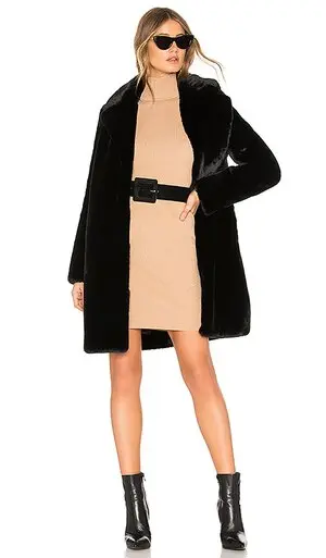 LOVERS AND FRIENDS Romy Faux Fur Coat