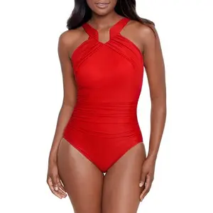 Miraclesuit Miraclesuit® Rock Solid Aphrodite One-Piece Swimsuit Cayenne Red