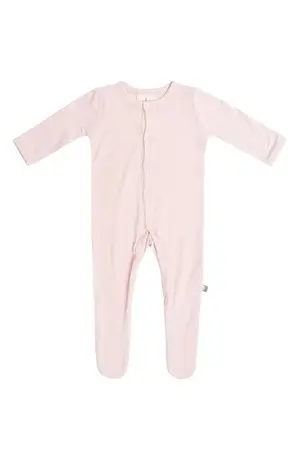 KYTE BABY Snap Footie - Blush