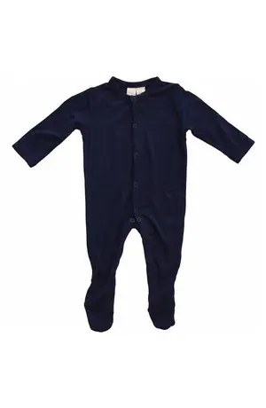 KYTE BABY Snap Footie - Navy