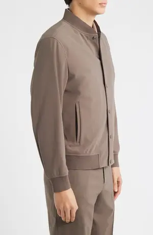 Theory Murphy Precision Bomber Jacket - Morel