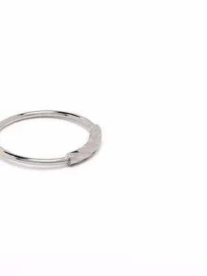 MARIA BLACK 14kt White Gold Nancy 12 Single Hoop Earring