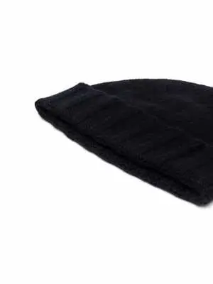 DRUMOHR Cashmere Beanie Hat - Black