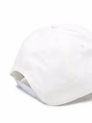 GOLDEN GOOSE Logo-patch Cap - White