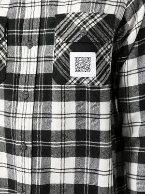 FUMITO GANRYU Pleated Flannel Shirt
