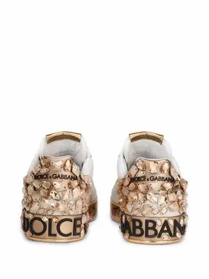 Dolce & Gabbana Logo-patch Lace-up Sneakers