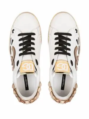 Dolce & Gabbana Logo-patch Lace-up Sneakers
