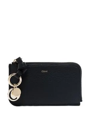 Chloé Alphabet Leather Purse - Black