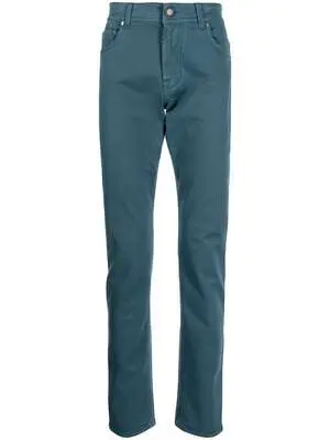 Corneliani High Waisted Tapered Trousers