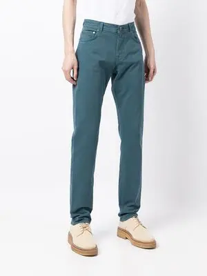 Corneliani High Waisted Tapered Trousers