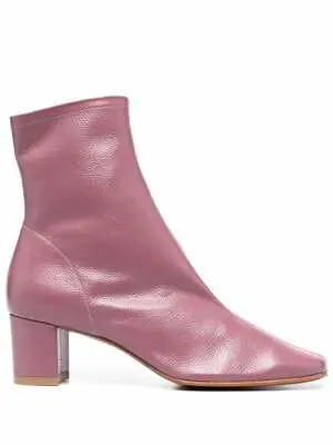 By Far Sofia Leather Ankle Boots