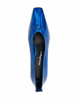 FERRAGAMO F-heel Leather Pumps