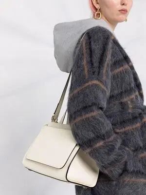 VALEXTRA Passepartout Top-handle Tote Bag - Neutrals