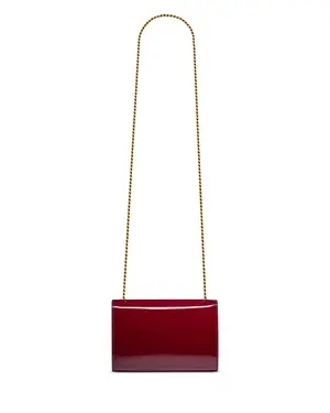 Saint Laurent Kate Patent Leather Shoulder Bag - Grenade Patent/gold