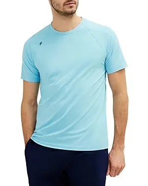 RHONE Reign Short Sleeve Tee Fountain Blue