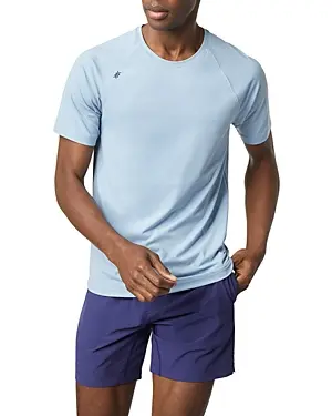 RHONE Reign Short Sleeve Tee Heron Blue