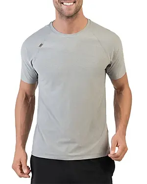 RHONE Reign Short Sleeve Tee Light Gray